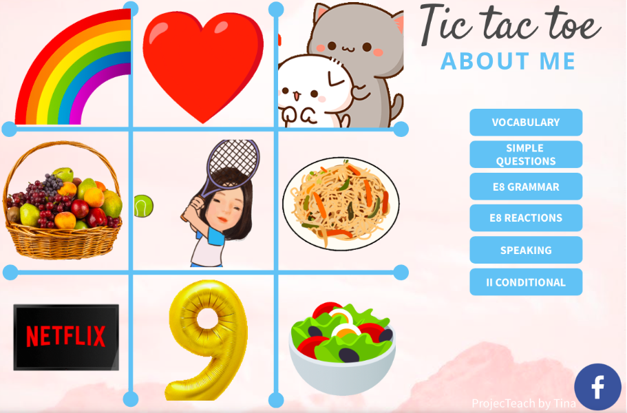 Tic Tac Toe – ABOUT ME – ProjecTeach by Tina